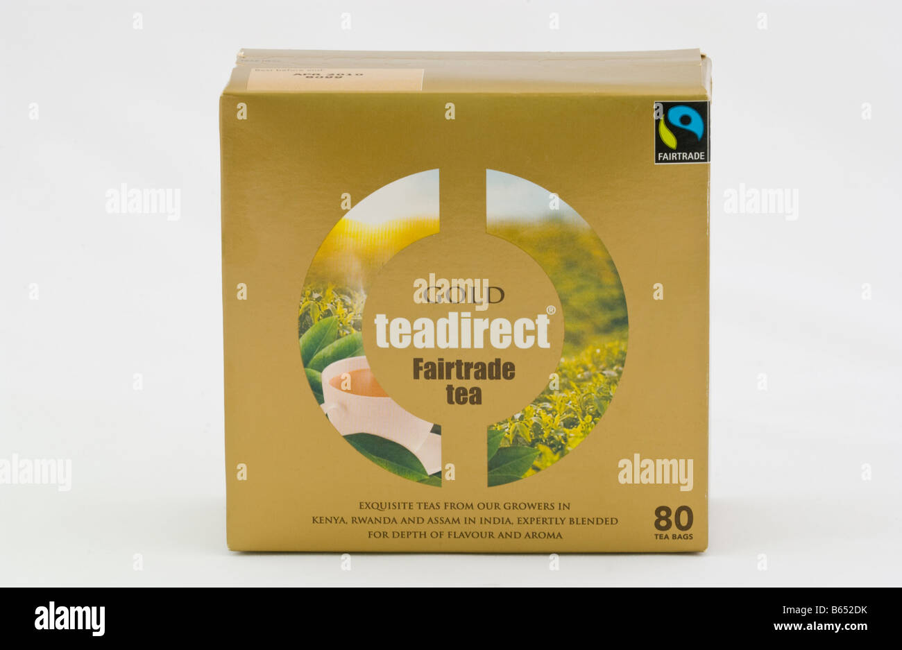 Fairtrade tea box hi-res stock photography and images - Alamy