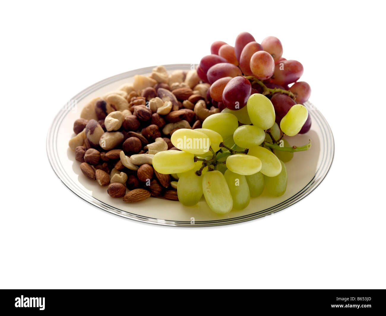 Grapes and Nuts Stock Photo - Alamy