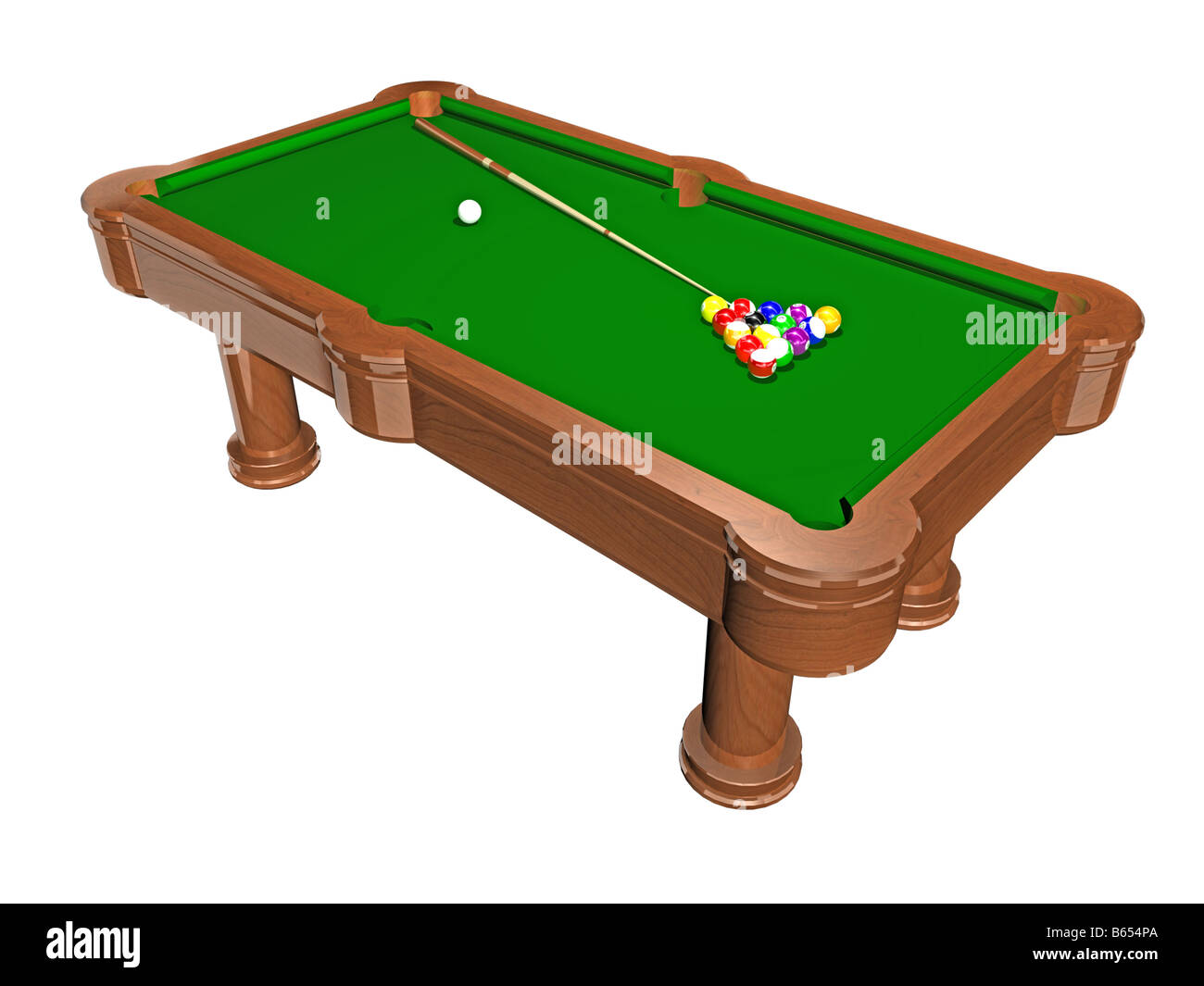 Pool balls stick Cut Out Stock Images & Pictures - Alamy