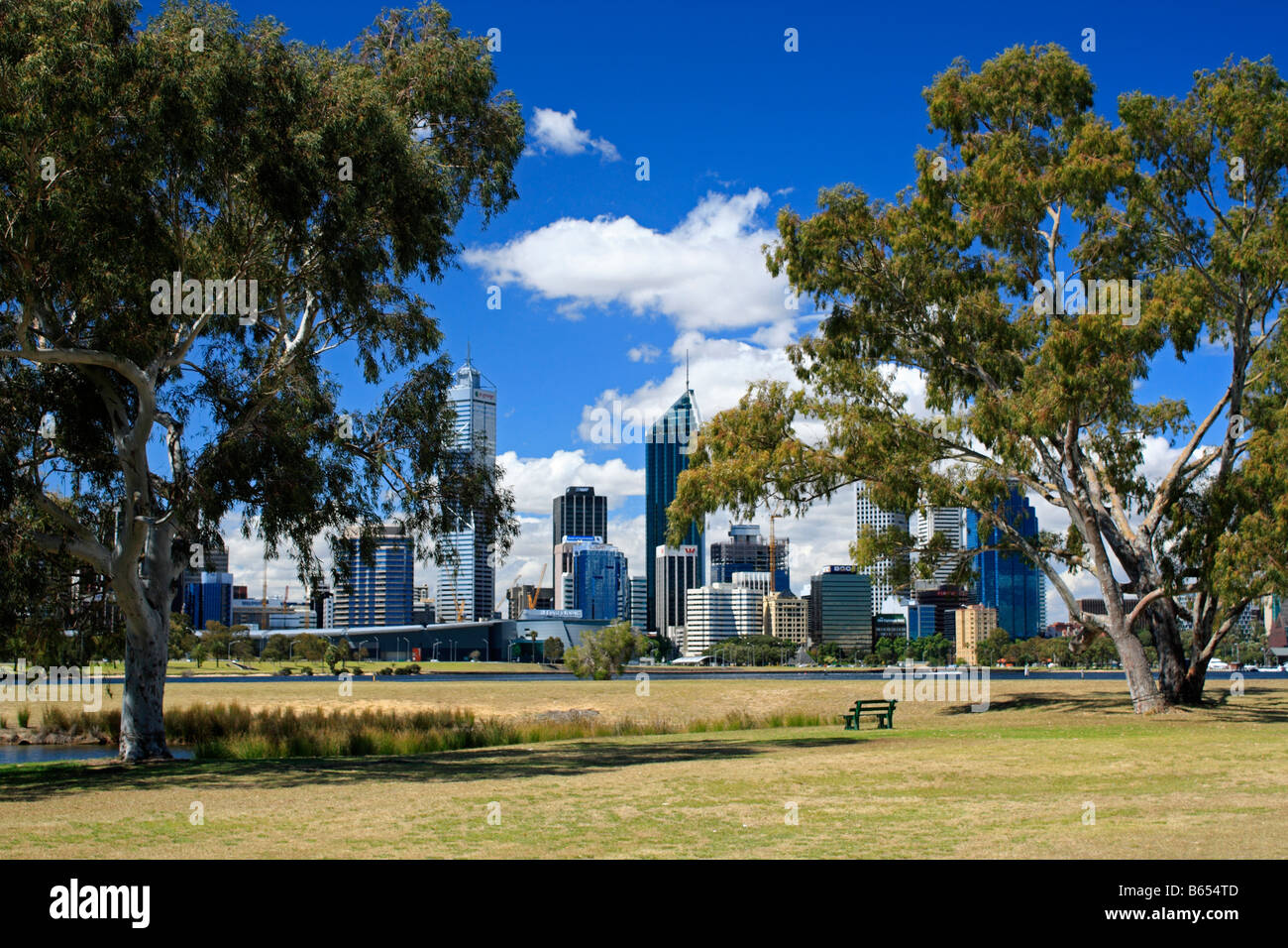 Perth city skyline daytime hi-res stock photography and images - Alamy