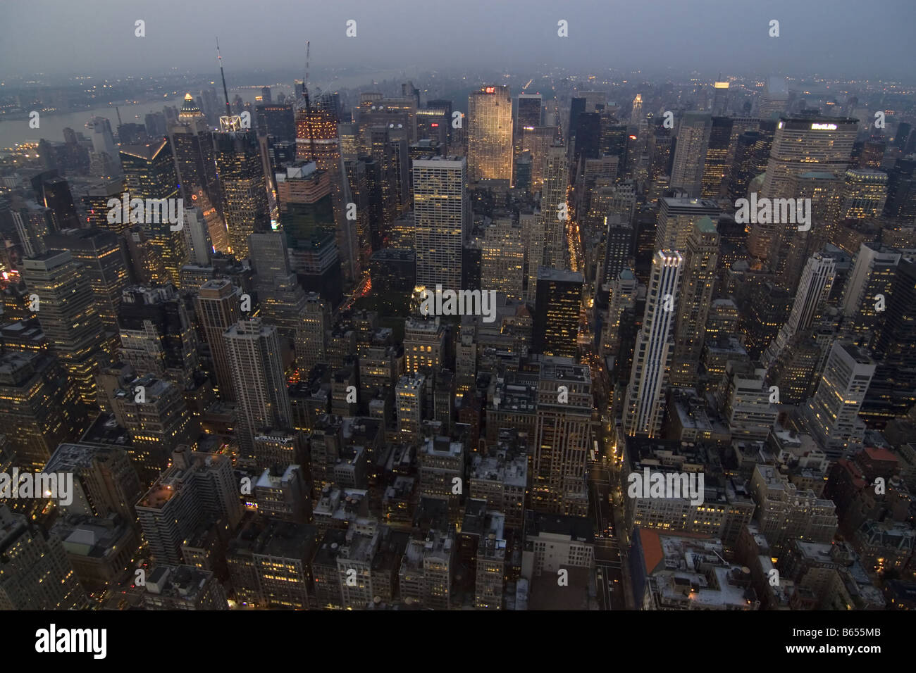 Aerial view of Manhattan, New York City Stock Photo - Alamy