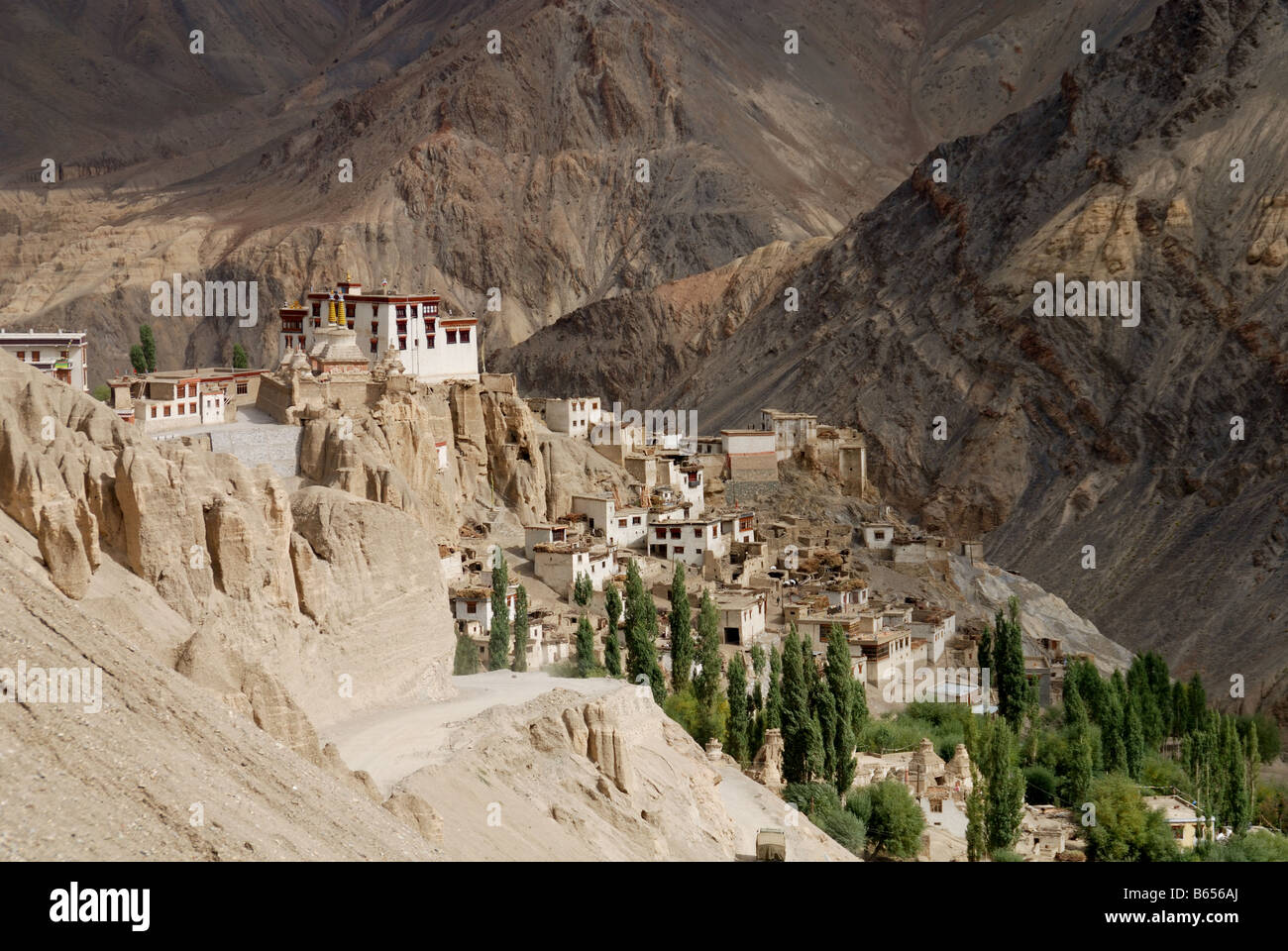 Lamayuru monastery is one of the oldest monasterys in Ladakh Stock ...