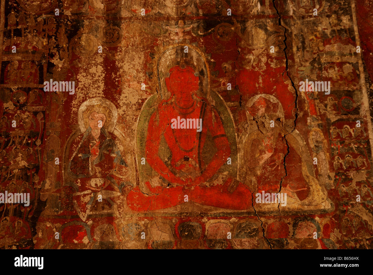 Most of the statues in buddhist temples show gods or animals that ...