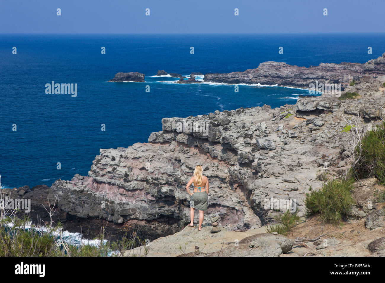 Hawea Point at Northwest of Maui Maui Hawaii USA Stock Photo - Alamy