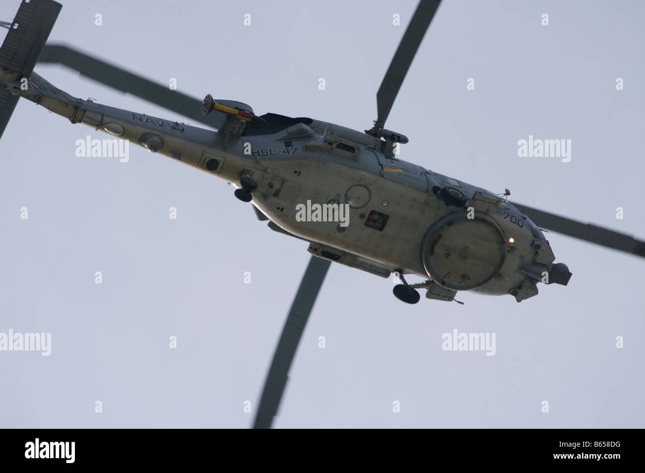 underside view of SH 2 Seasprite Helicopter Coronado Island North ...