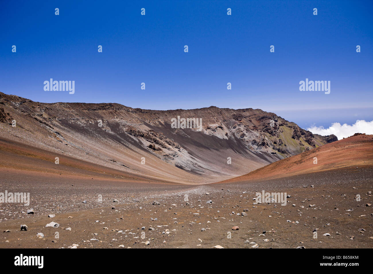 Crater of Haleakala Volcano Maui Hawaii USA Stock Photo - Alamy
