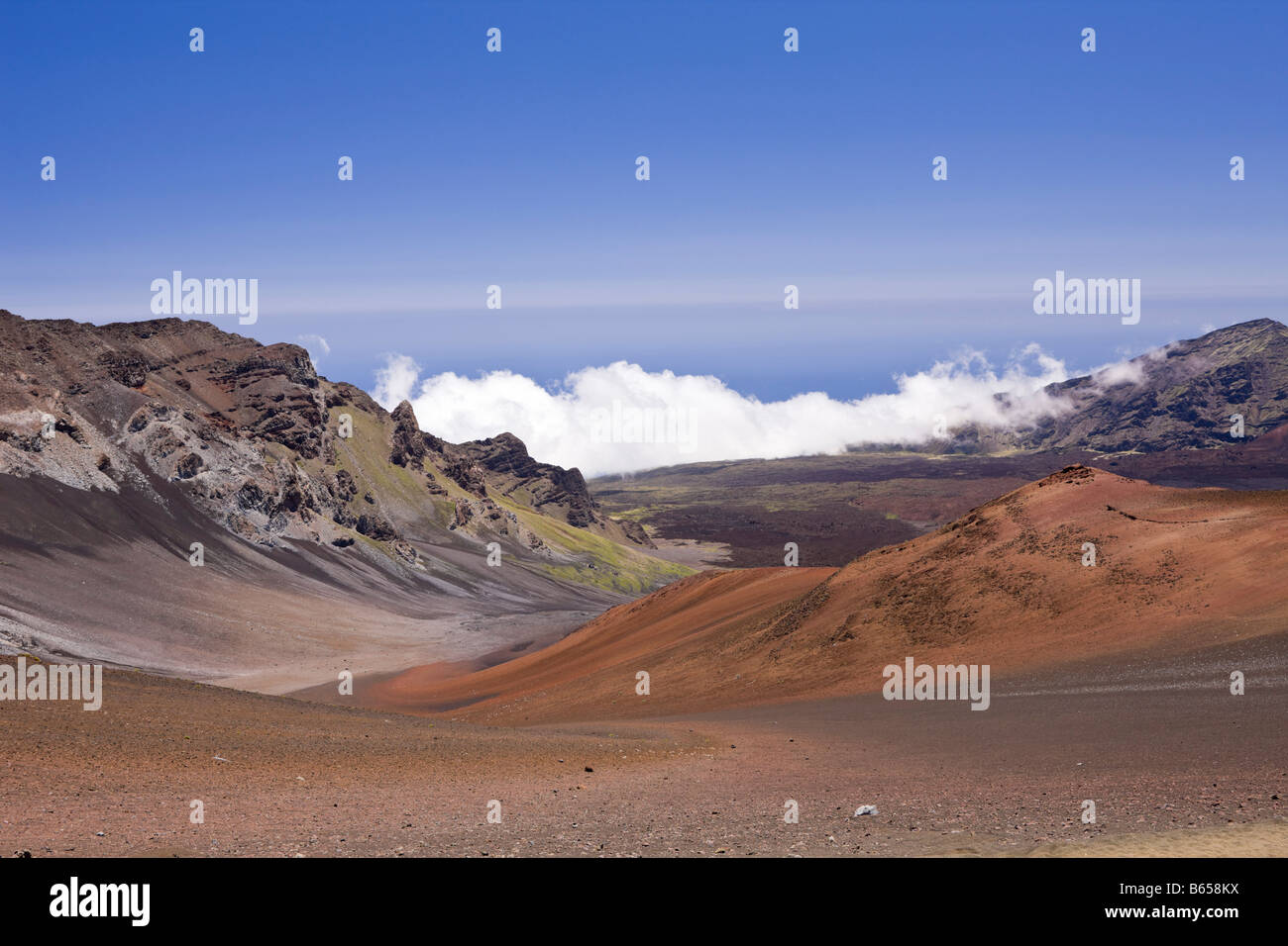 Crater of Haleakala Volcano Maui Hawaii USA Stock Photo - Alamy