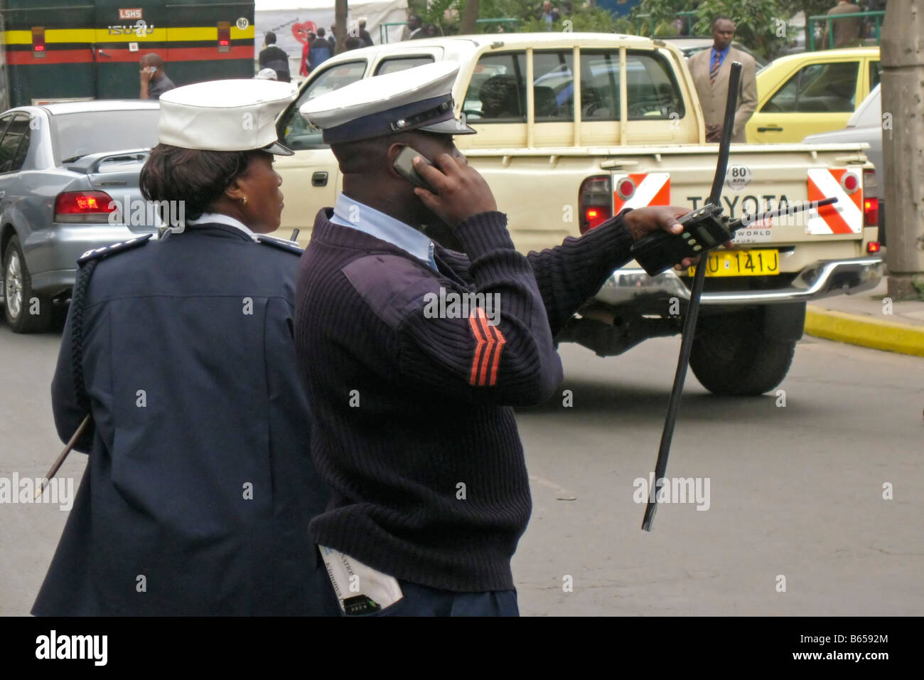 Police Nairobi Kenya Africa Stock Photo - Alamy