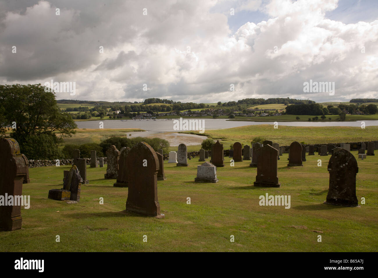 Remote Scottish Graveyard or Cemetry Stock Photo - Alamy