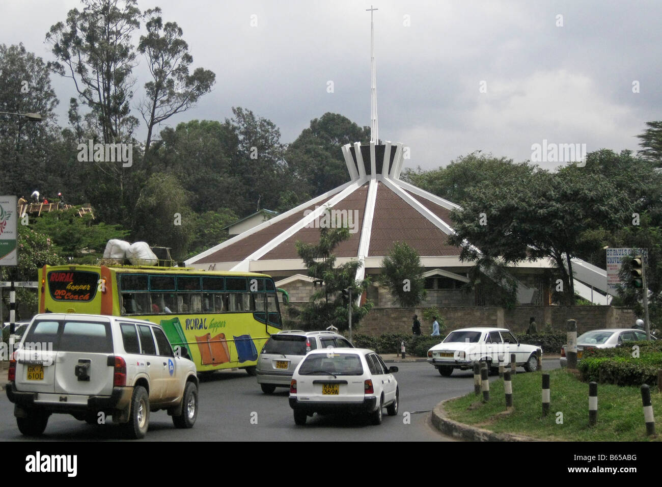 Traffic central Nairobi Kenya Africa Stock Photo - Alamy