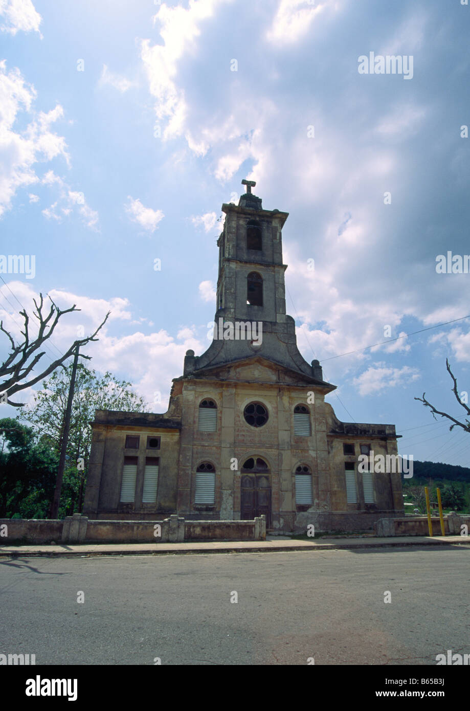 old church in san miguel de los banos in cuba Stock Photo - Alamy