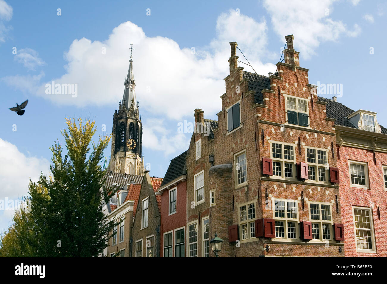 Street scene in Delft The Netherlands Stock Photo - Alamy