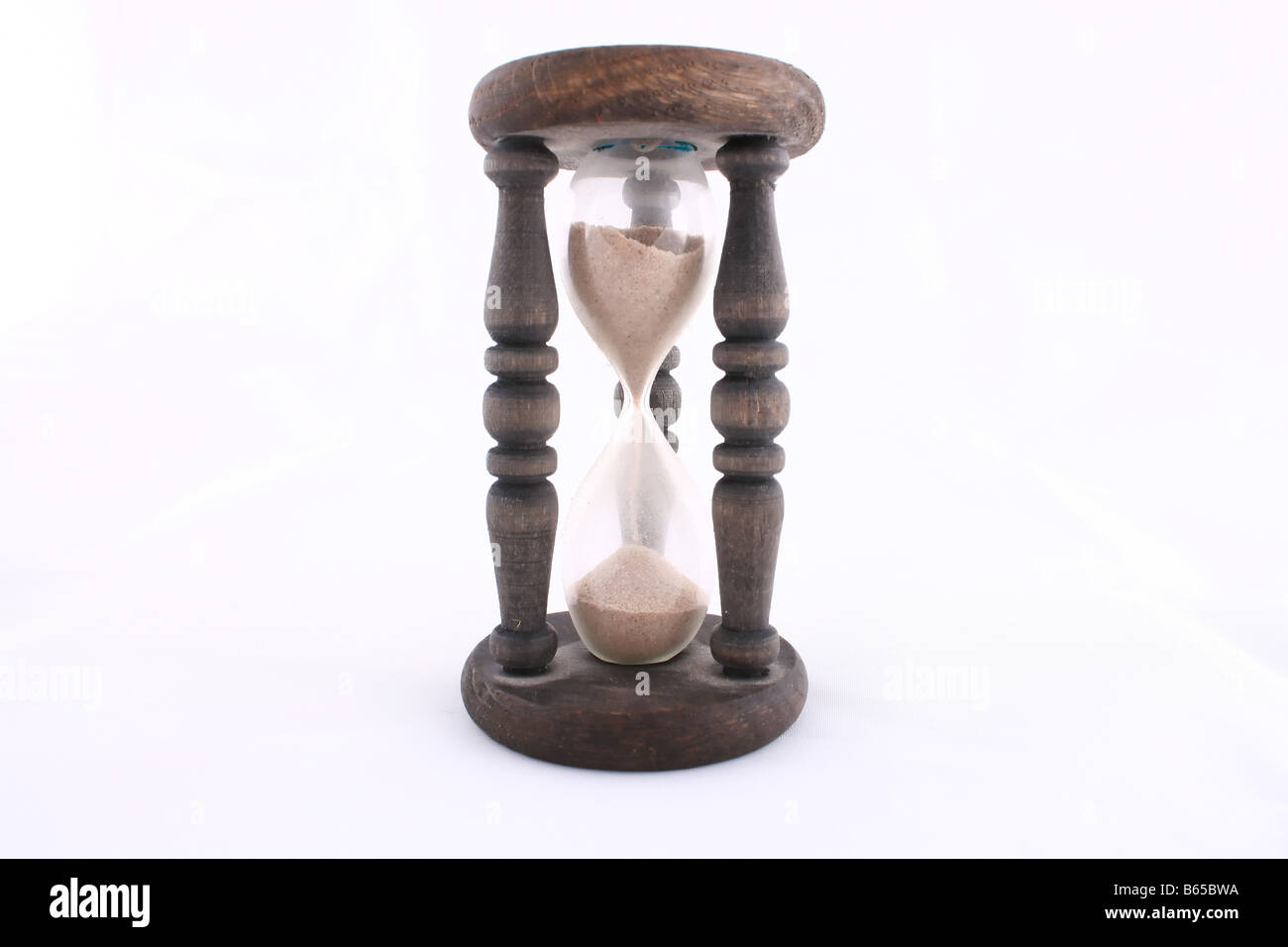 retro hourglass isolated on white background time Stock Photo - Alamy
