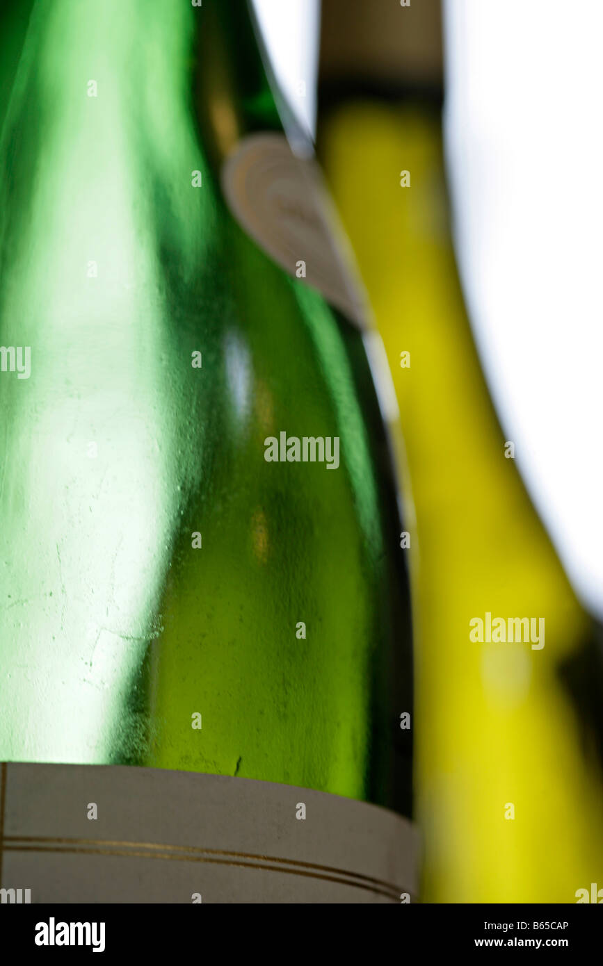 Two empty wine bottles, cropped view Stock Photo - Alamy Two empty wine bottles, cropped view Stock Photo - Alamy