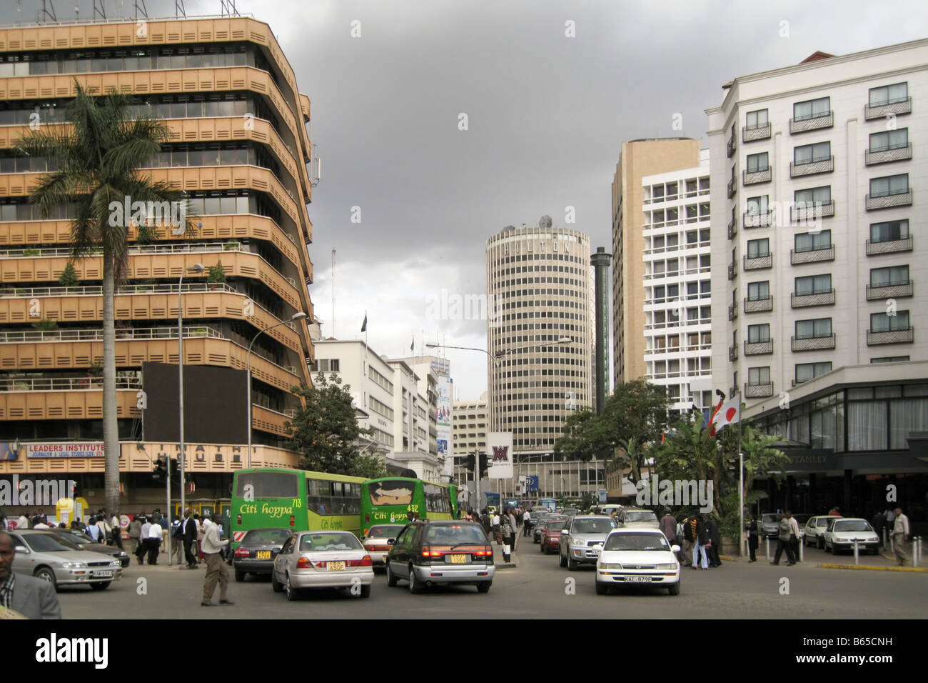Traffic central Nairobi Kenya Africa Stock Photo - Alamy