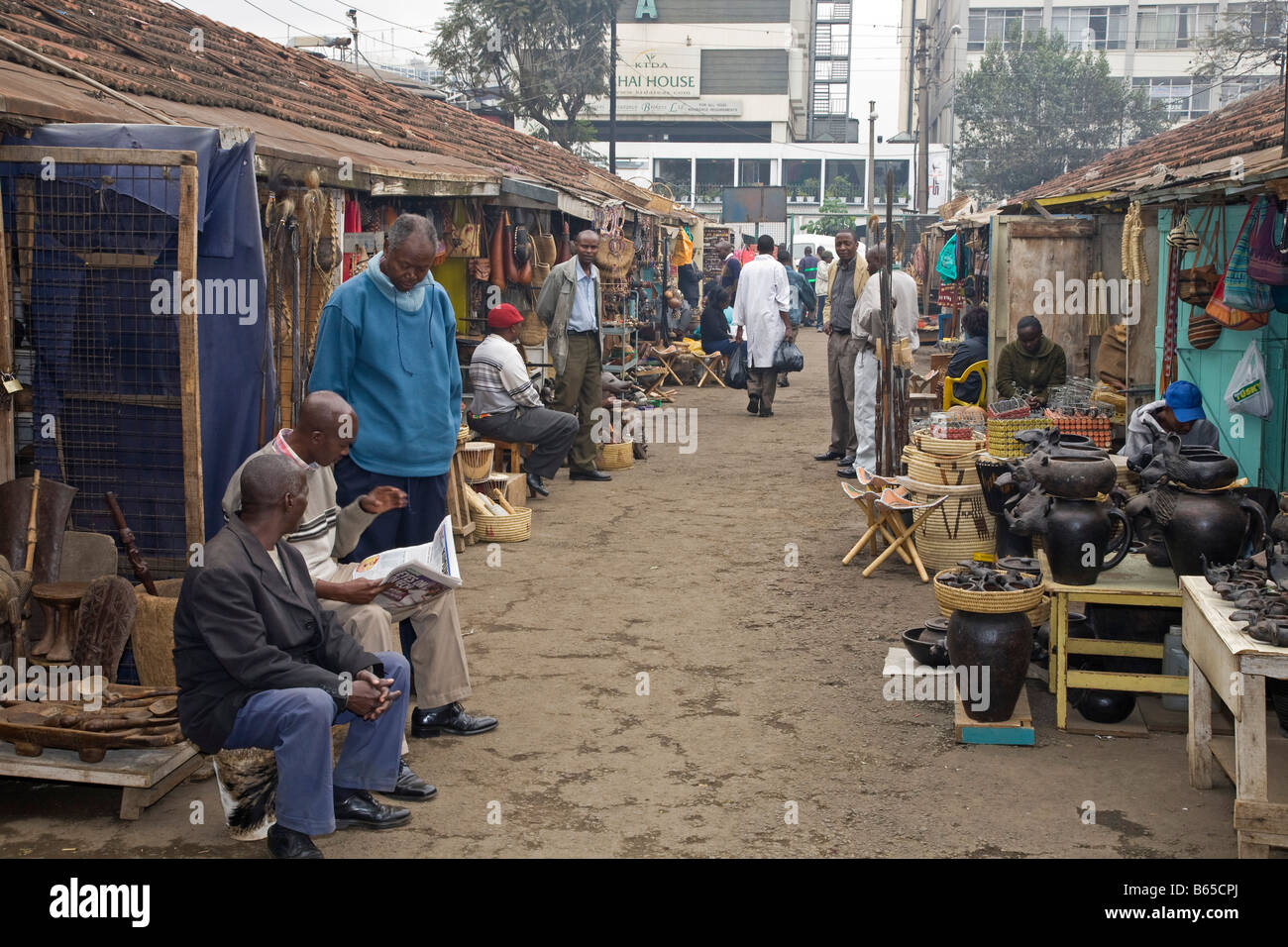 City Market Nairobi Kenya Africa Stock Photo - Alamy