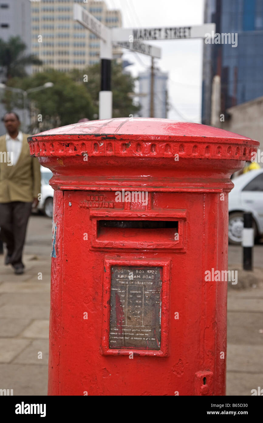 Post box Nairobi Kenya Africa Stock Photo - Alamy