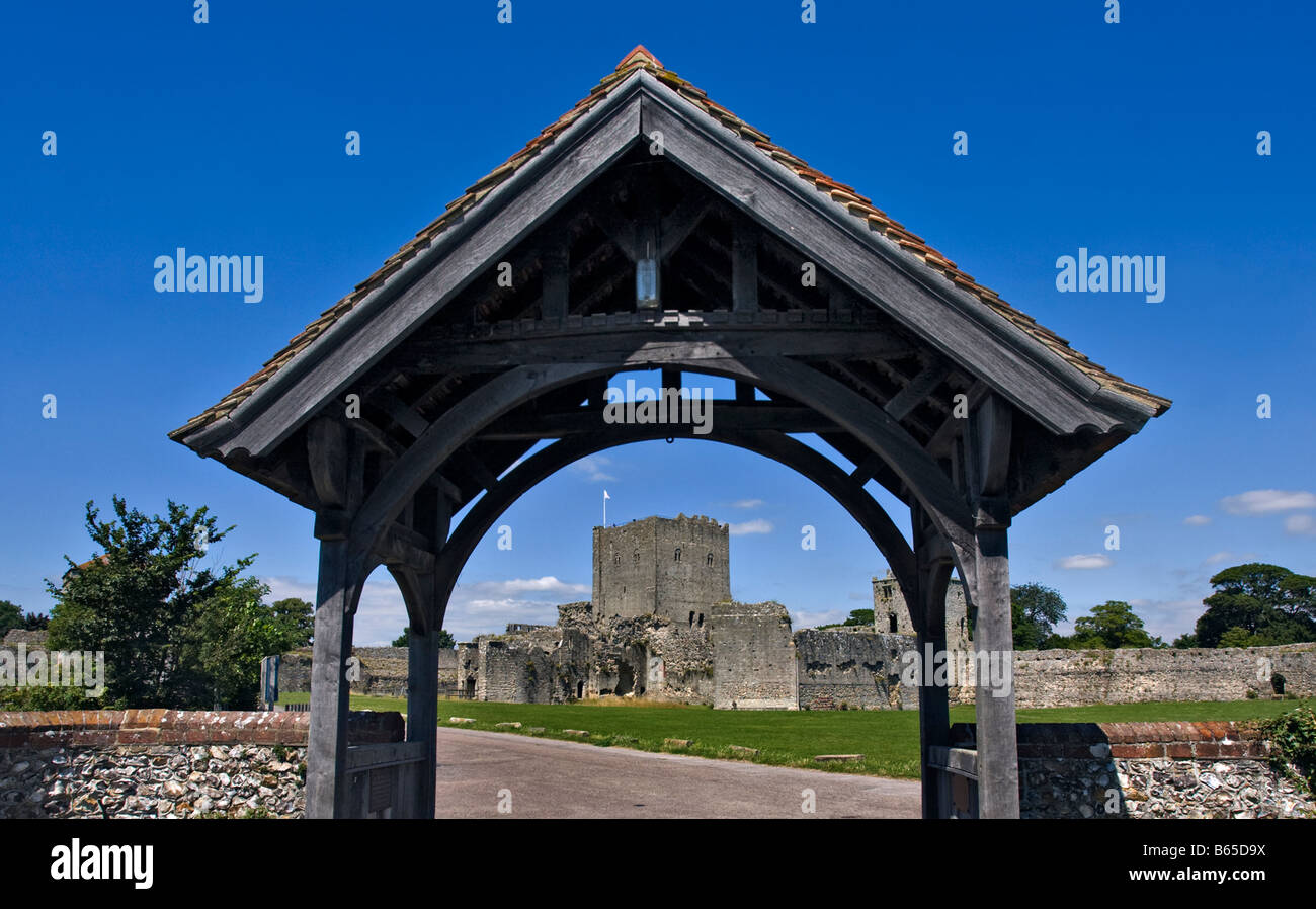 Portchester Castle, Hampshire, England Stock Photo - Alamy