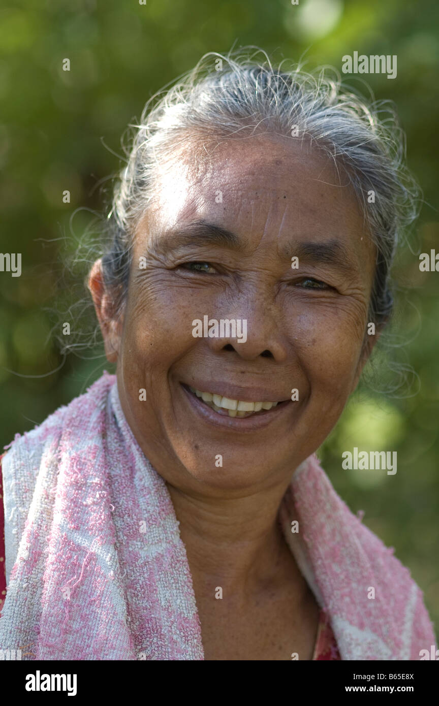 Old Lady Smiling Stock Photo - Alamy