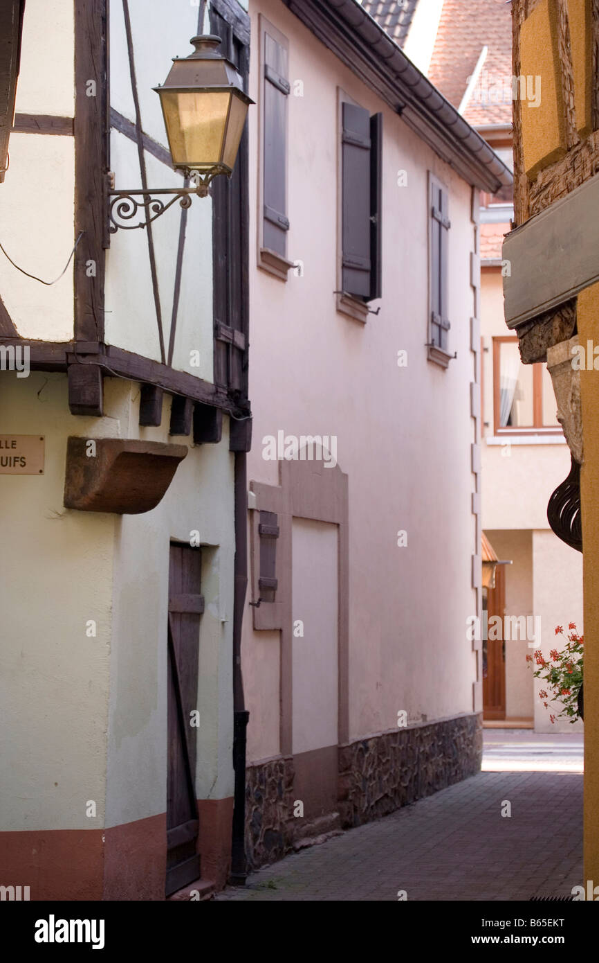 Traditional vintage street Stock Photo - Alamy