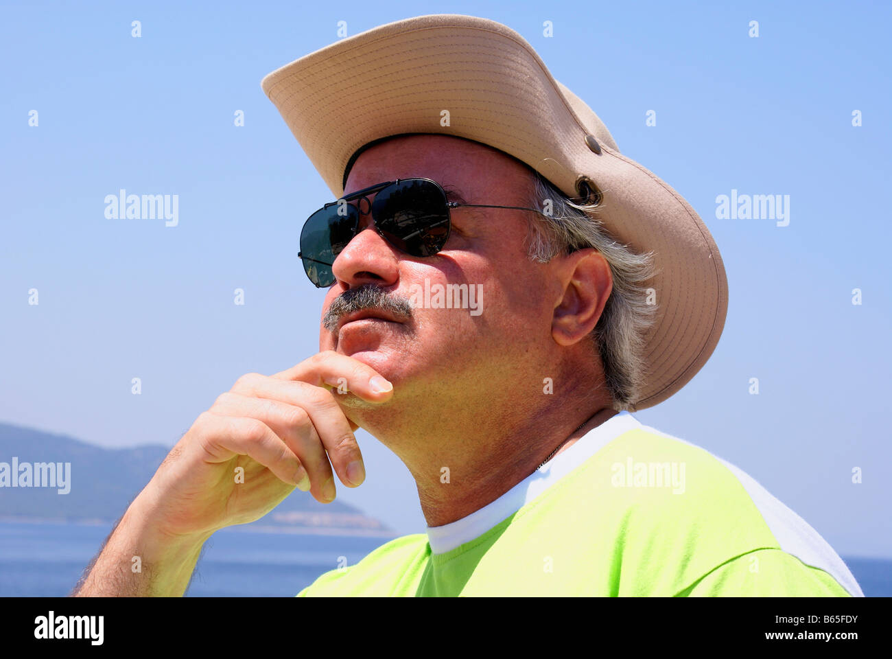Greek man under the sun Stock Photo - Alamy