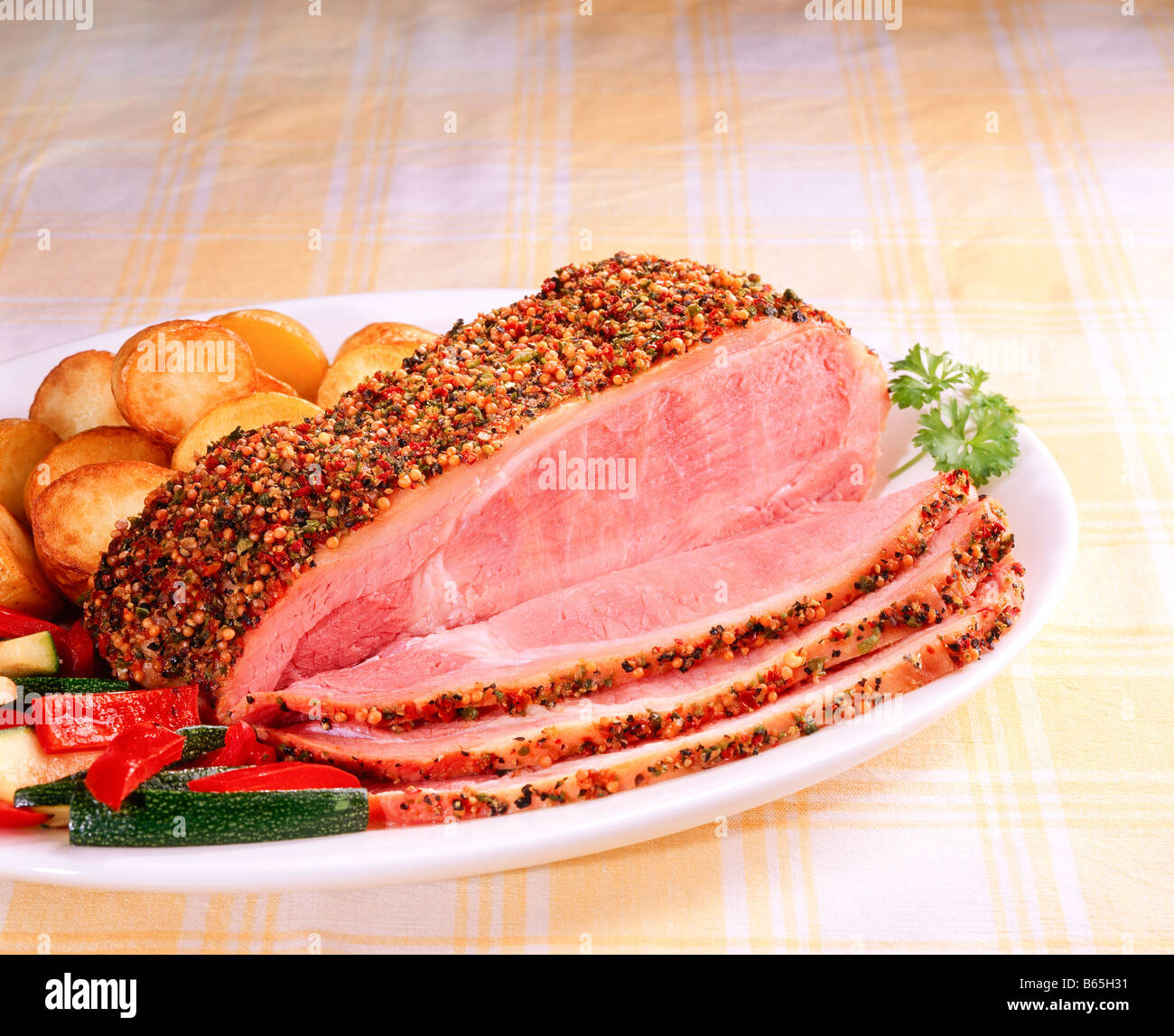 traditional sunday dinner Stock Photo - Alamy