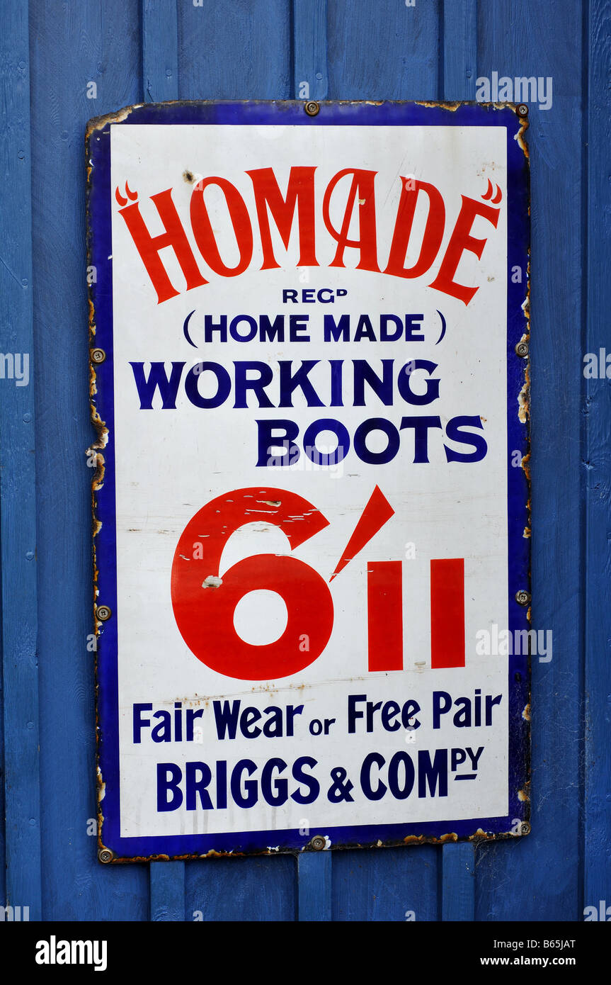 Enamel Advertising Sign High Resolution Stock Photography and Images ...