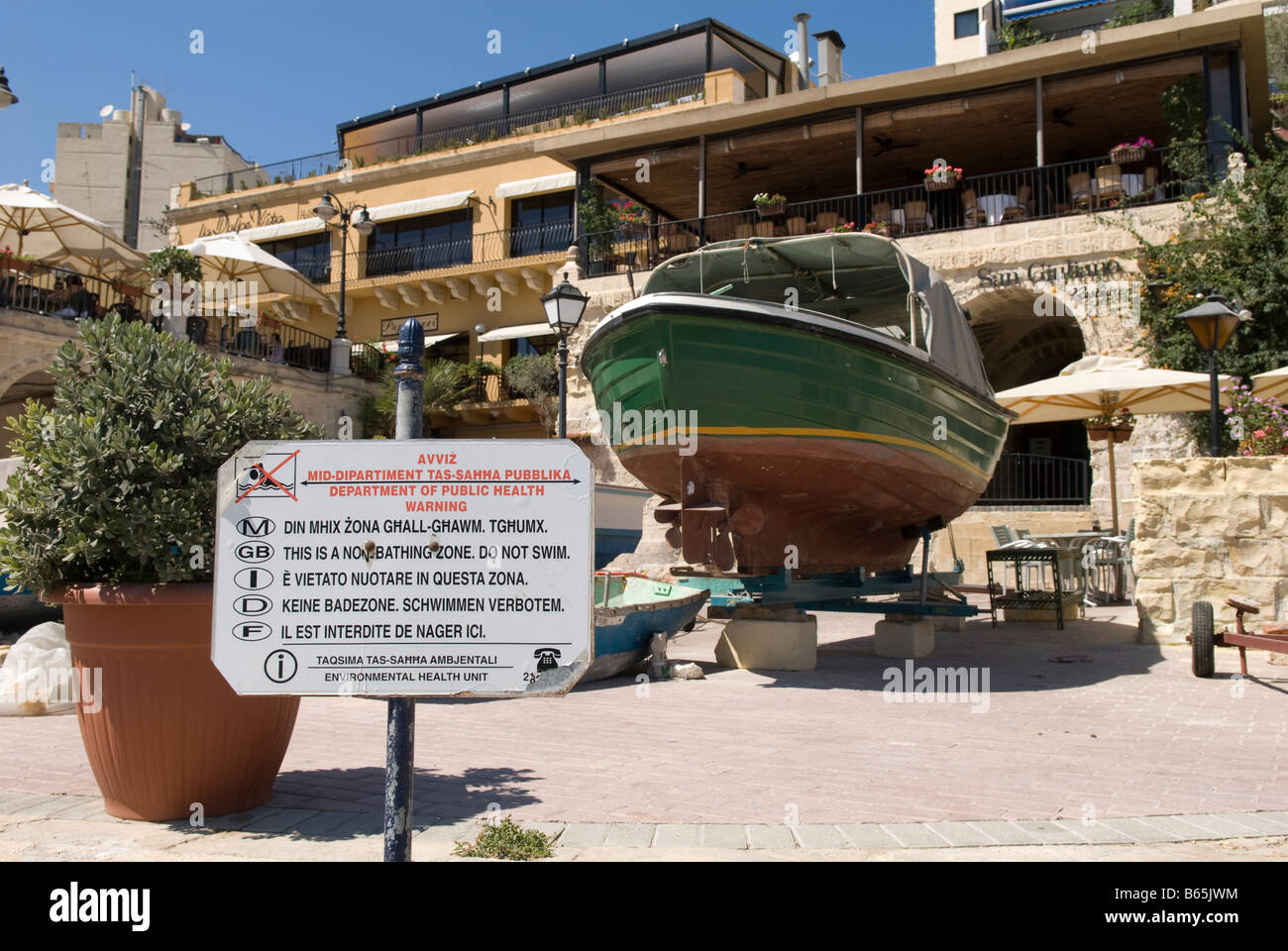 Bay street malta st julians hi-res stock photography and images - Alamy