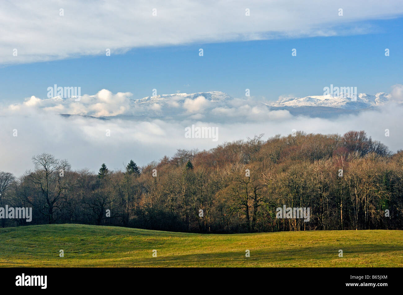 The Lake District fells from Troutbeck. Lake District National Park ...