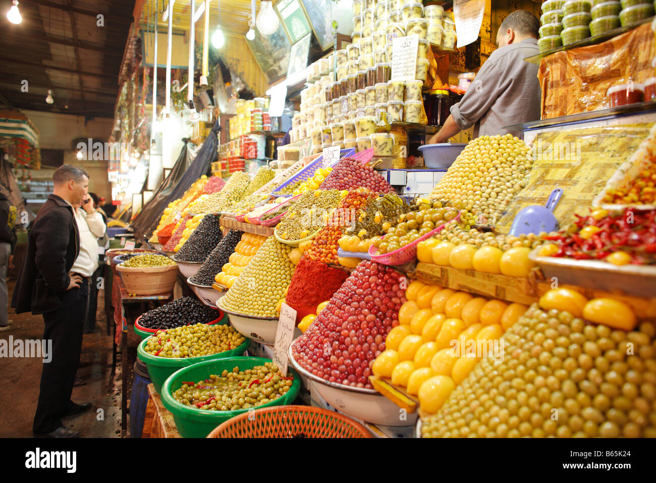 Olives, Market, Rabat, Morocco, Africa Stock Photo - Alamy