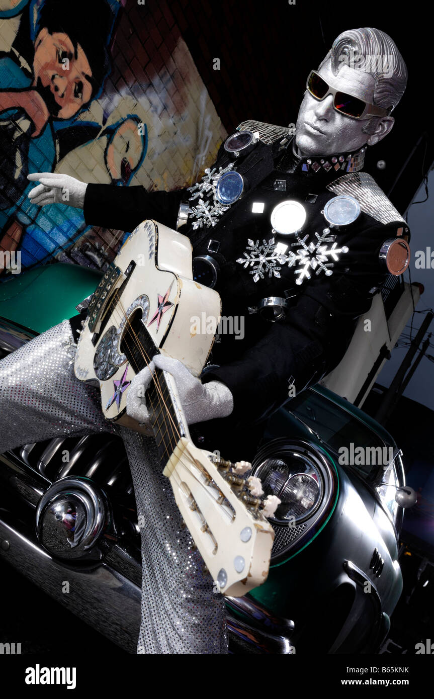 Elvis guitar hi-res stock photography and images - Alamy