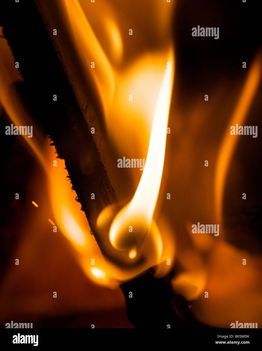 Open hearth fire flames Stock Photo - Alamy