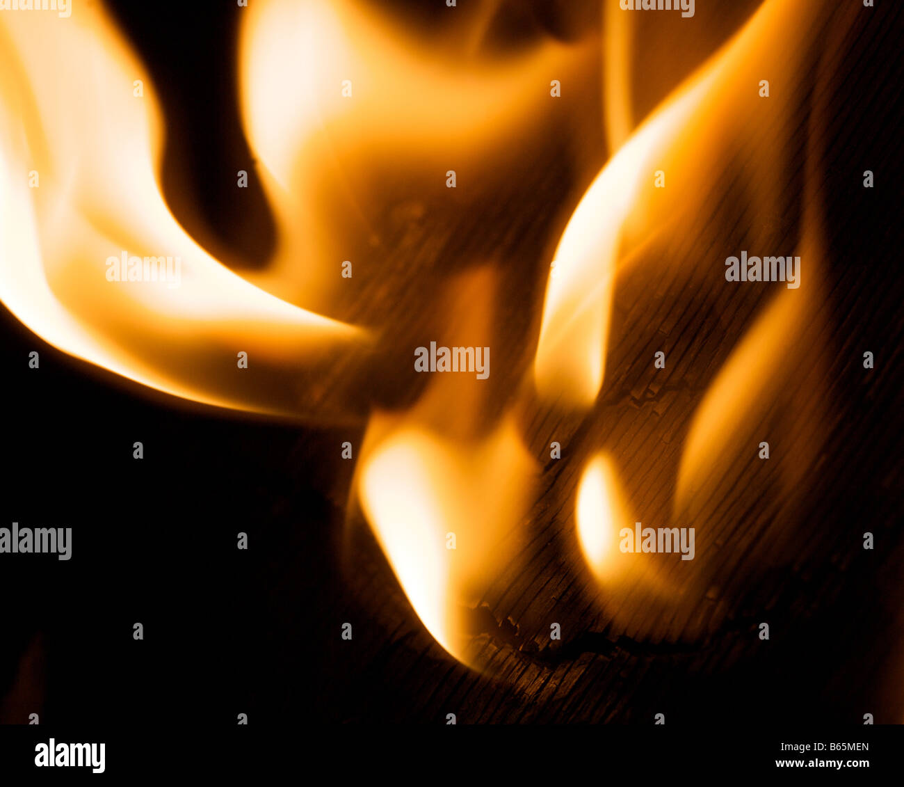 Open hearth fire flames Stock Photo - Alamy