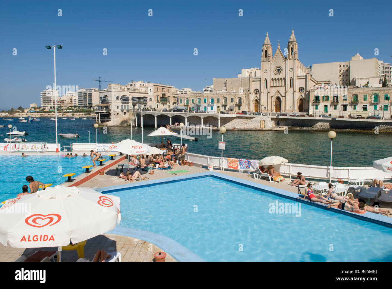 Sliema pool hi-res stock photography and images - Alamy