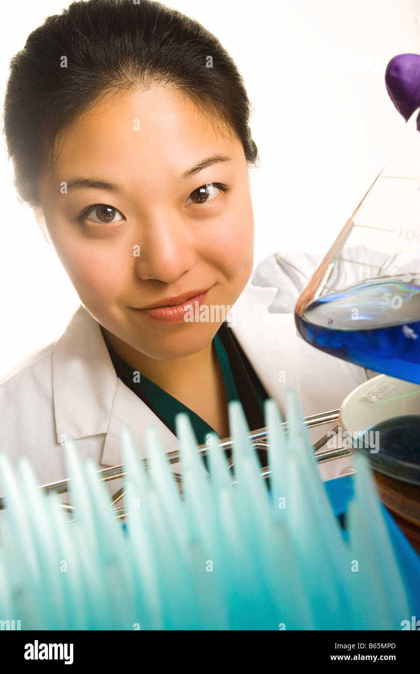 Researcher working in laboratory Stock Photo - Alamy