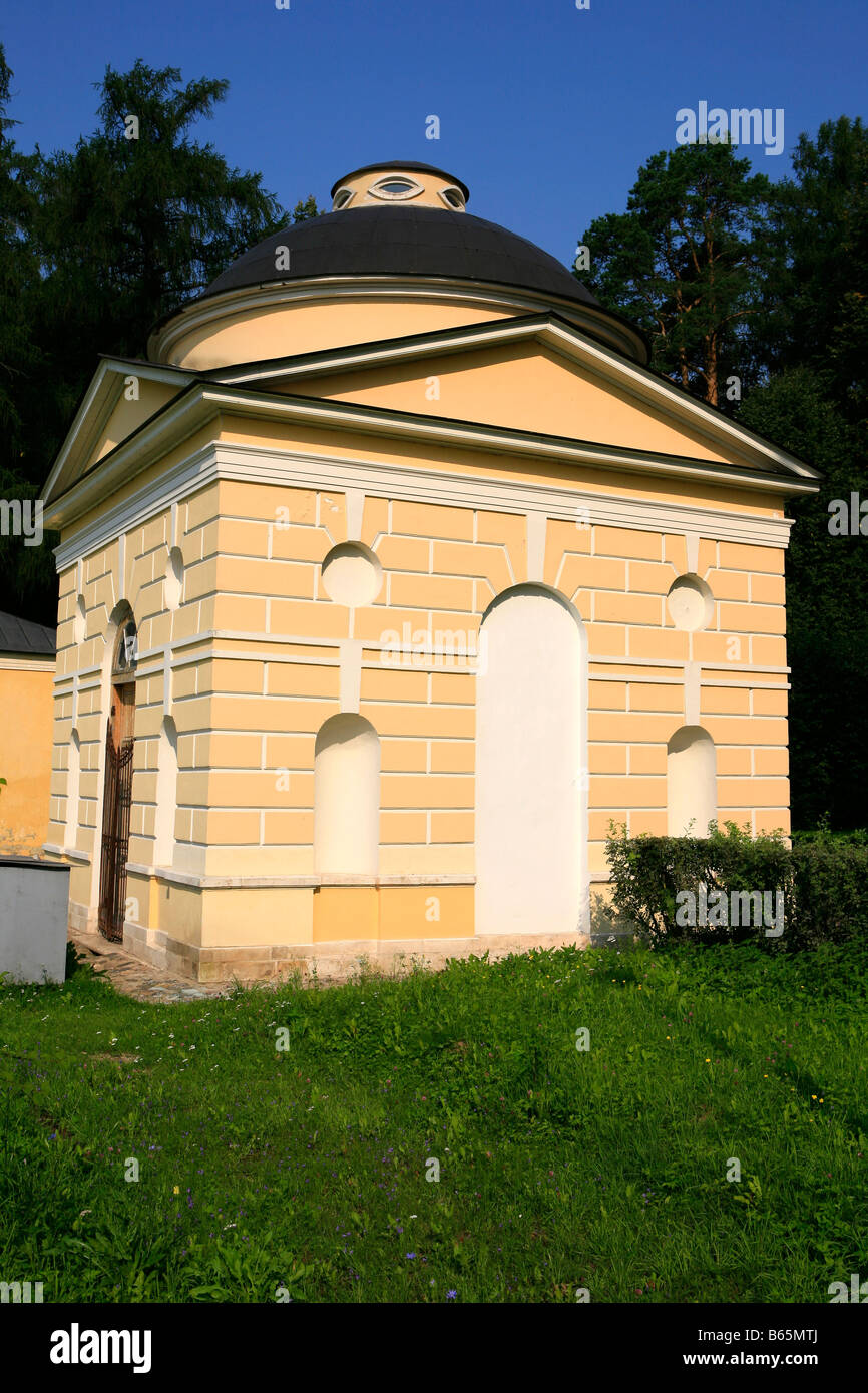 A building at the 18th century Archangelskoye Estate in Moscow, Russia ...