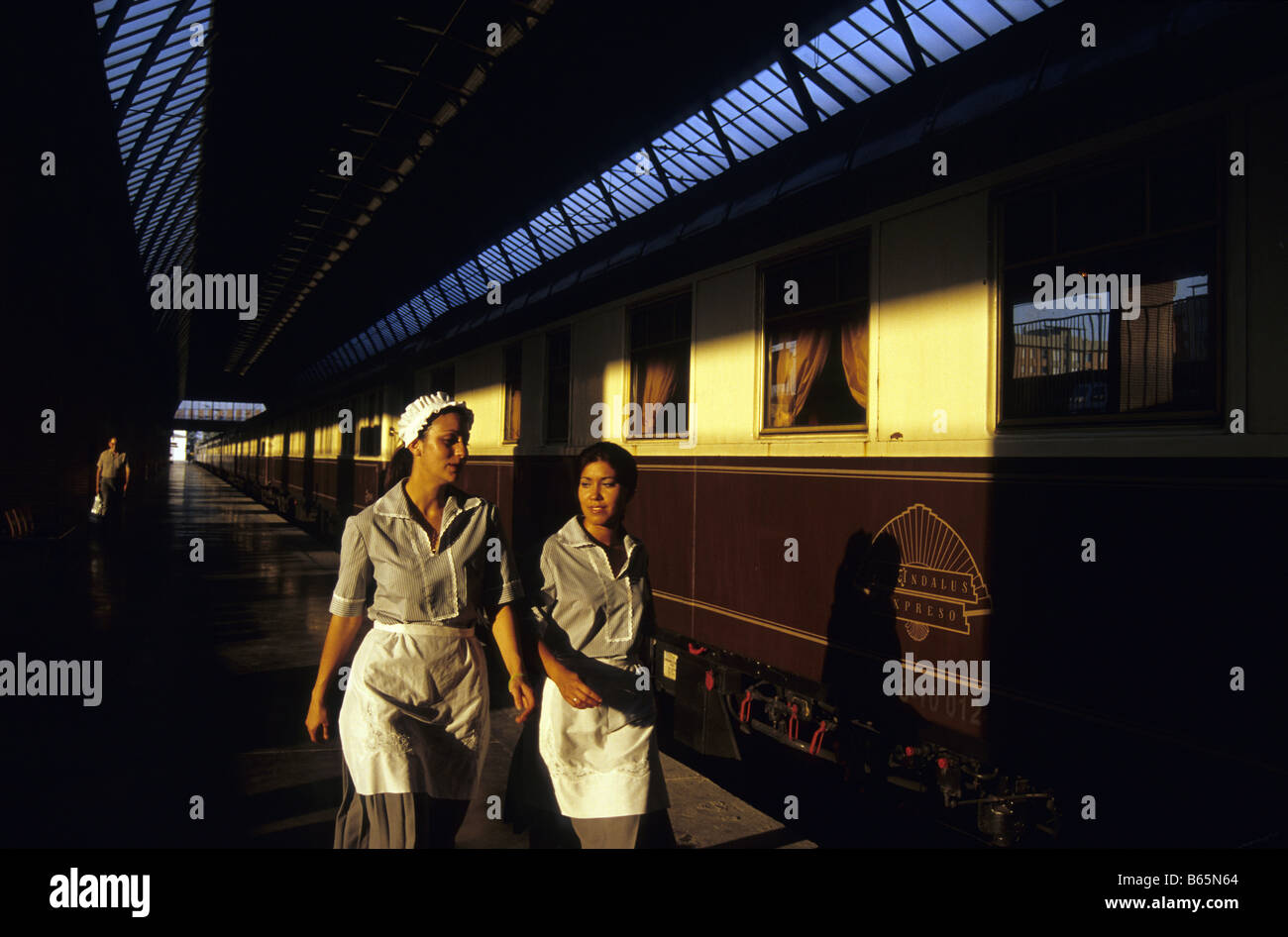 Al Andalus Express Train at Santa Justa station in Seville Andalusia ...