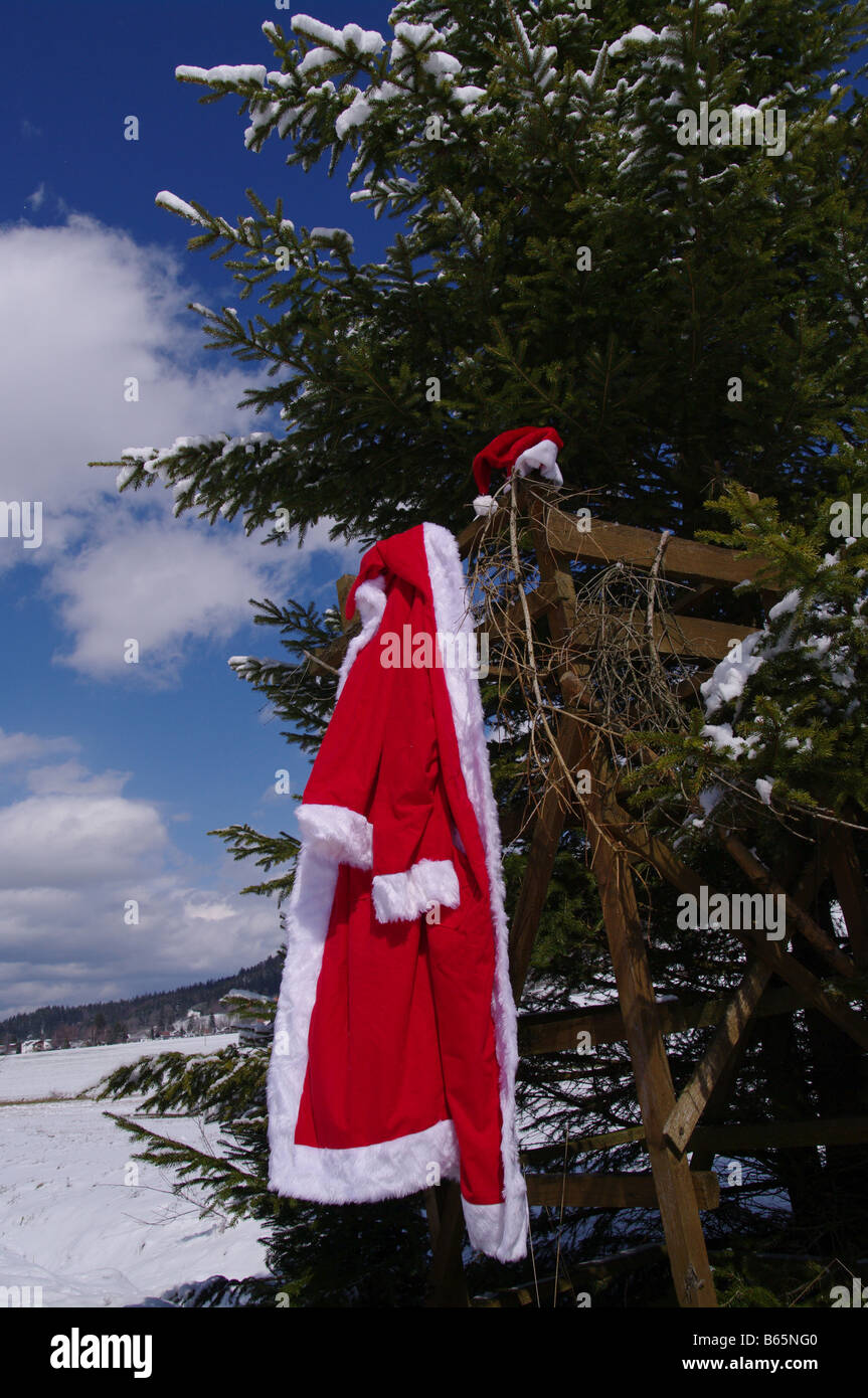 santa claus take a break Stock Photo - Alamy