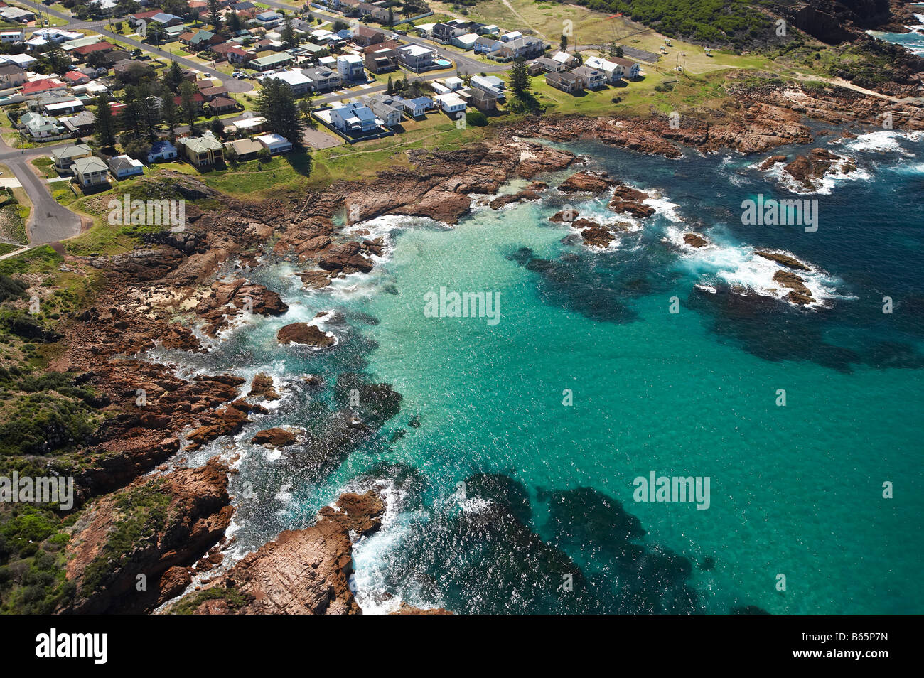 Anna Bay Tomaree Peninsula New South Wales Australia aerial Stock Photo ...