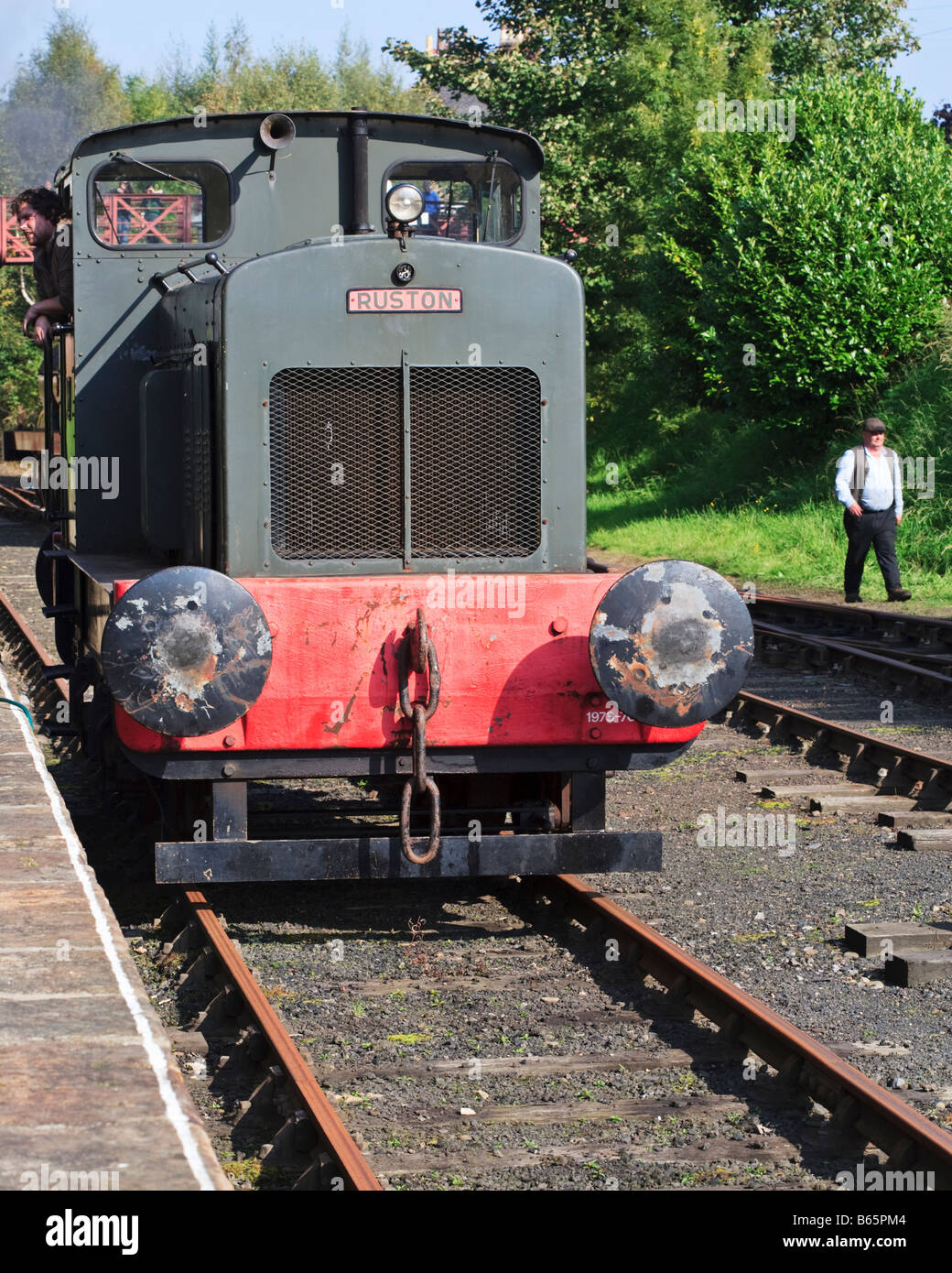 Diesel-electric engine affectionately known as Ruston on display at the ...