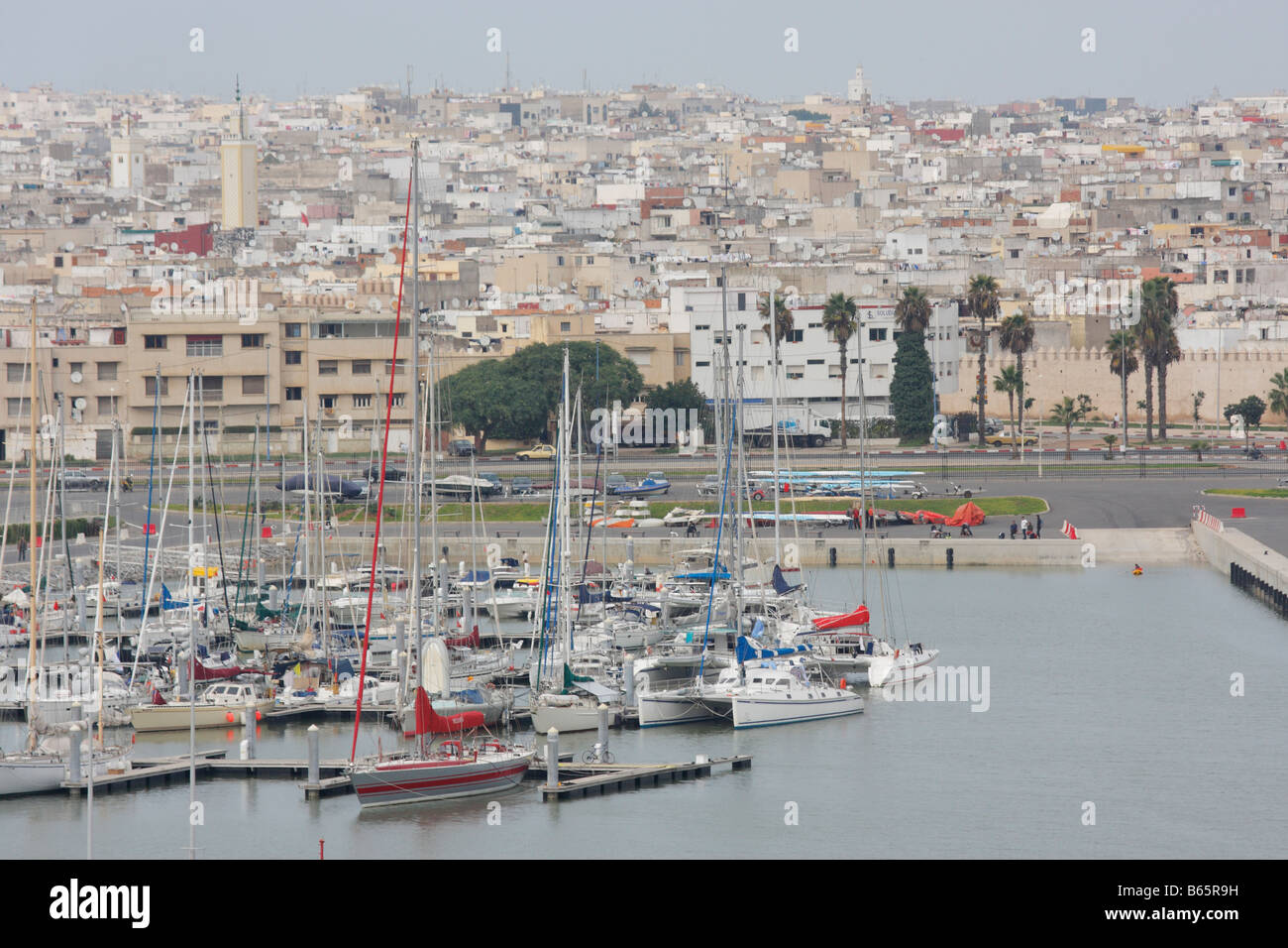 Marina with boats, Rabat, Morocco, Africa Stock Photo - Alamy