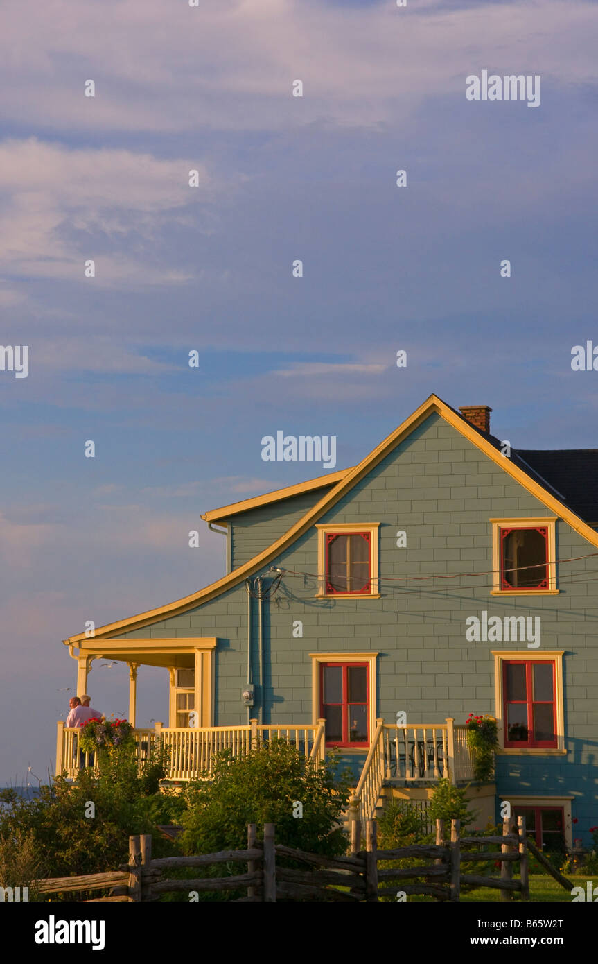 Village of Kamouraska bas saint laurent region Quebec canada Stock ...