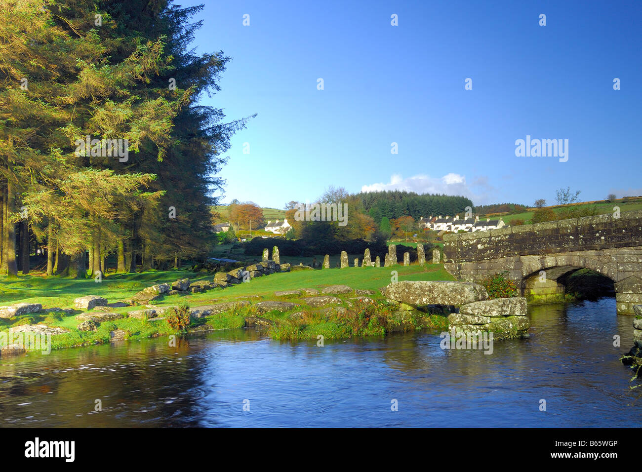Dartmoor view bellever forest hi-res stock photography and images - Alamy