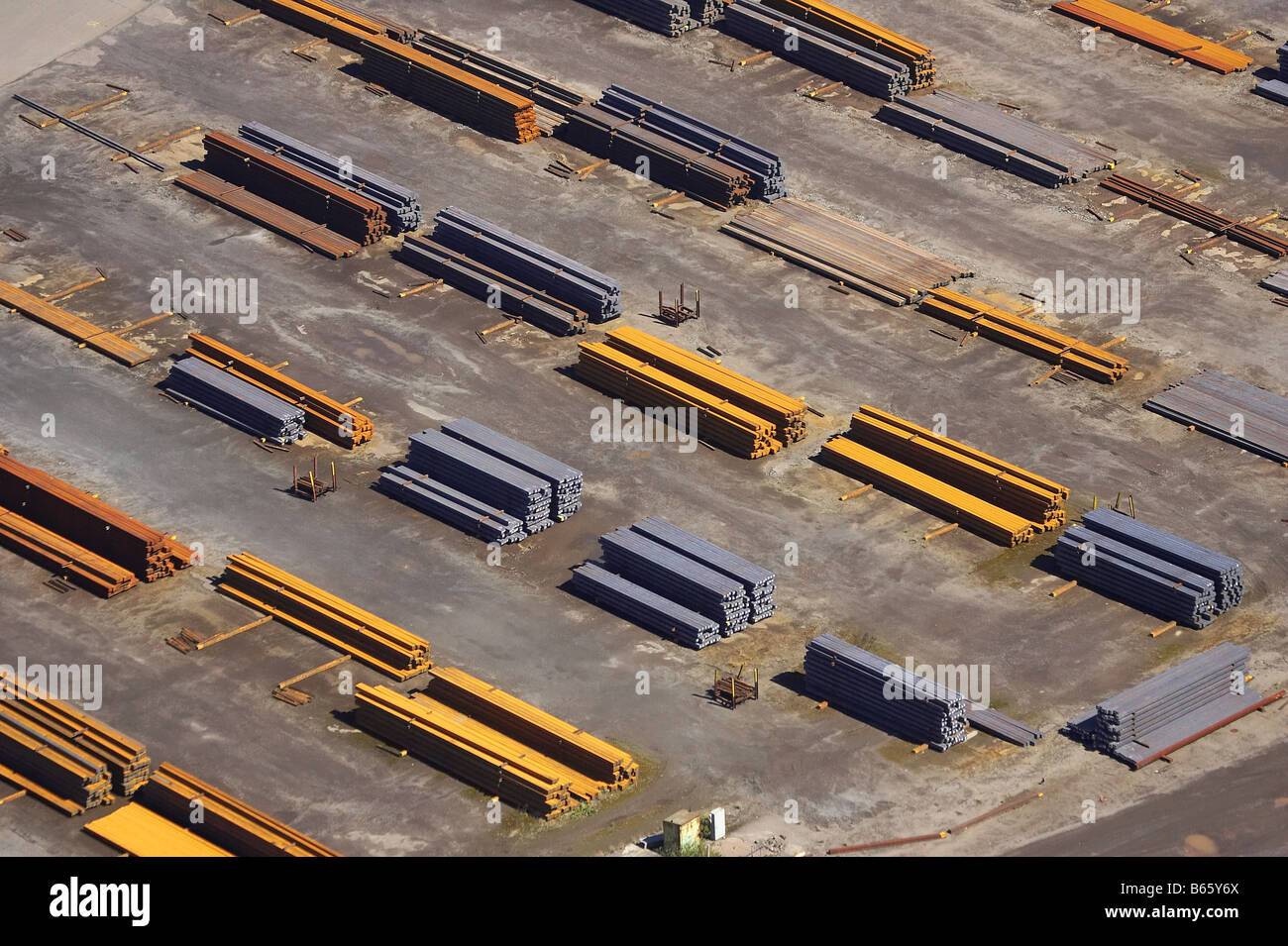 Stockpiles from Steel Factory Mayfield Newcastle New South Wales ...