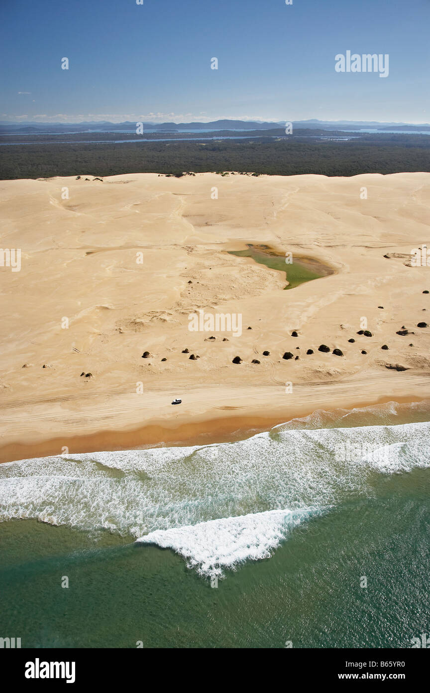Aerial view of stockton beach hi-res stock photography and images - Alamy