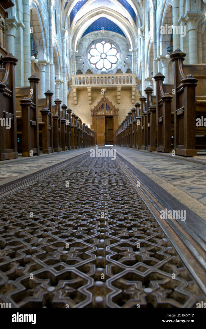 Interior of the Collegiale, Neuchatel, Switzerland Stock Photo - Alamy