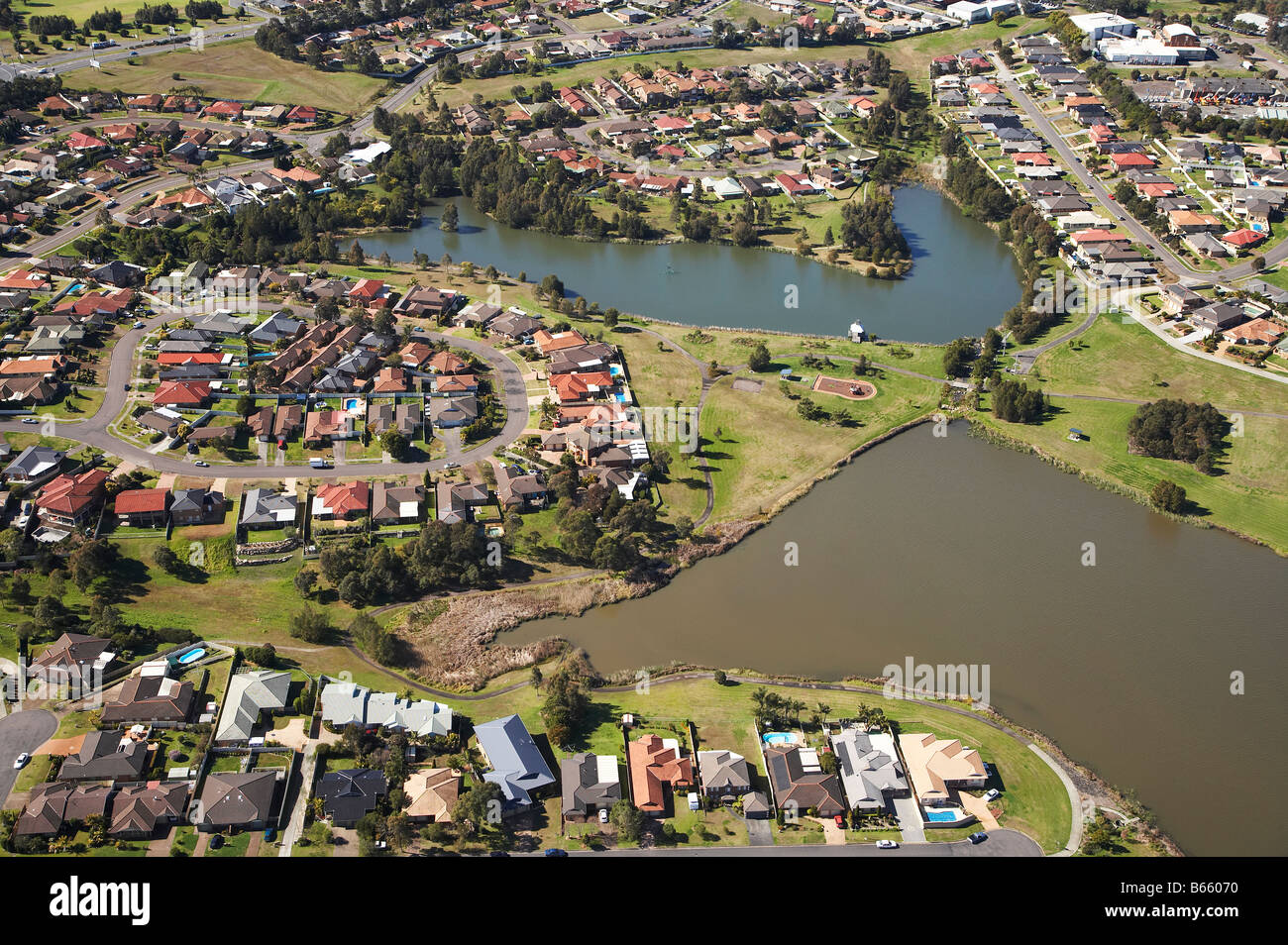 Warabrook Newcastle New South Wales Australia aerial Stock Photo - Alamy