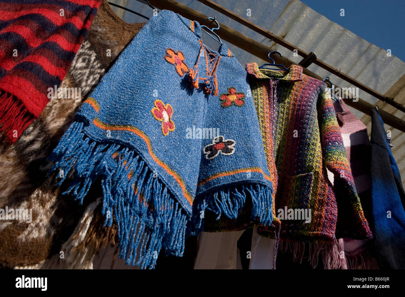 Handicrafts in Pomaire a pottery village near Santiago Chile Stock ...