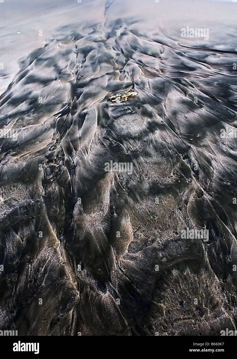 formation of sand on the shore of the Sea Stock Photo - Alamy