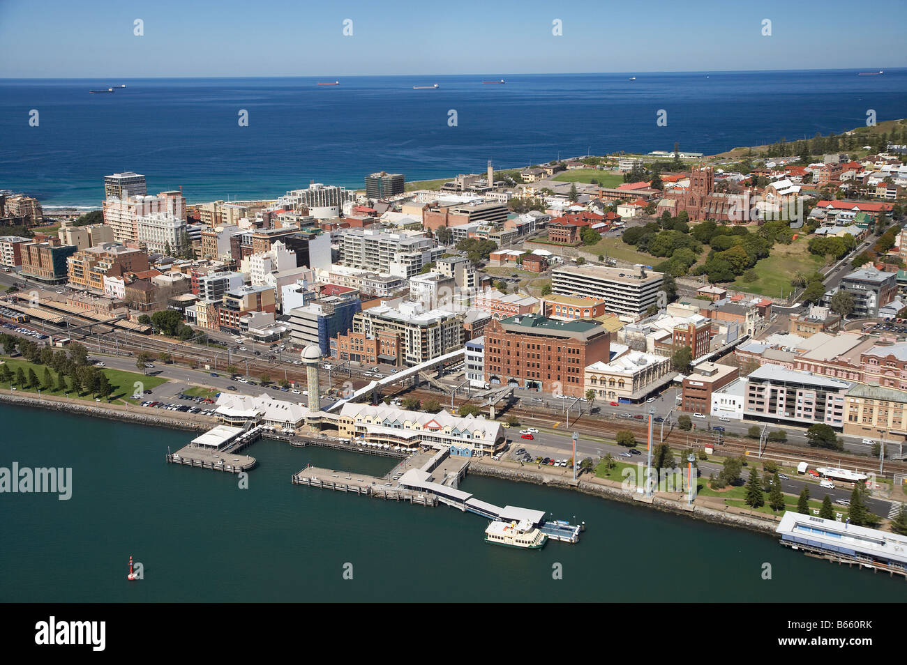 Queens Wharf Newcastle Harbour Newcastle New South Wales Australia ...